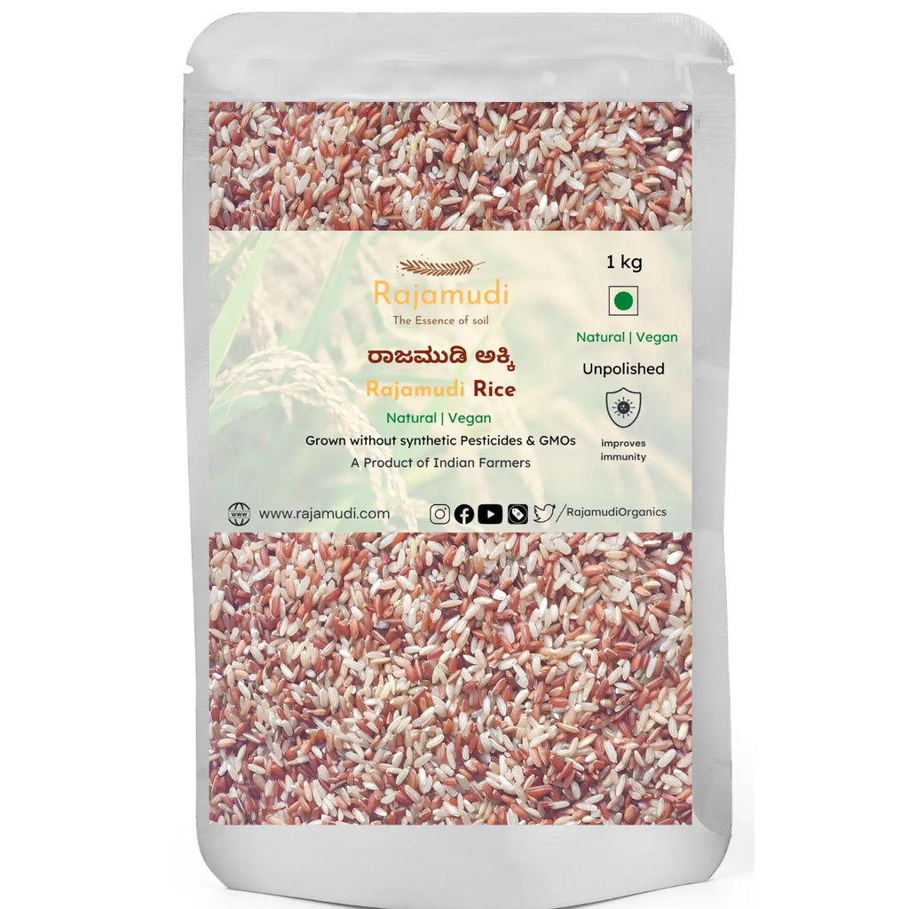 Rajamudi Rice- Rice, Millets, Cold Pressed Oils, Pulses, Spices, Herbs ...